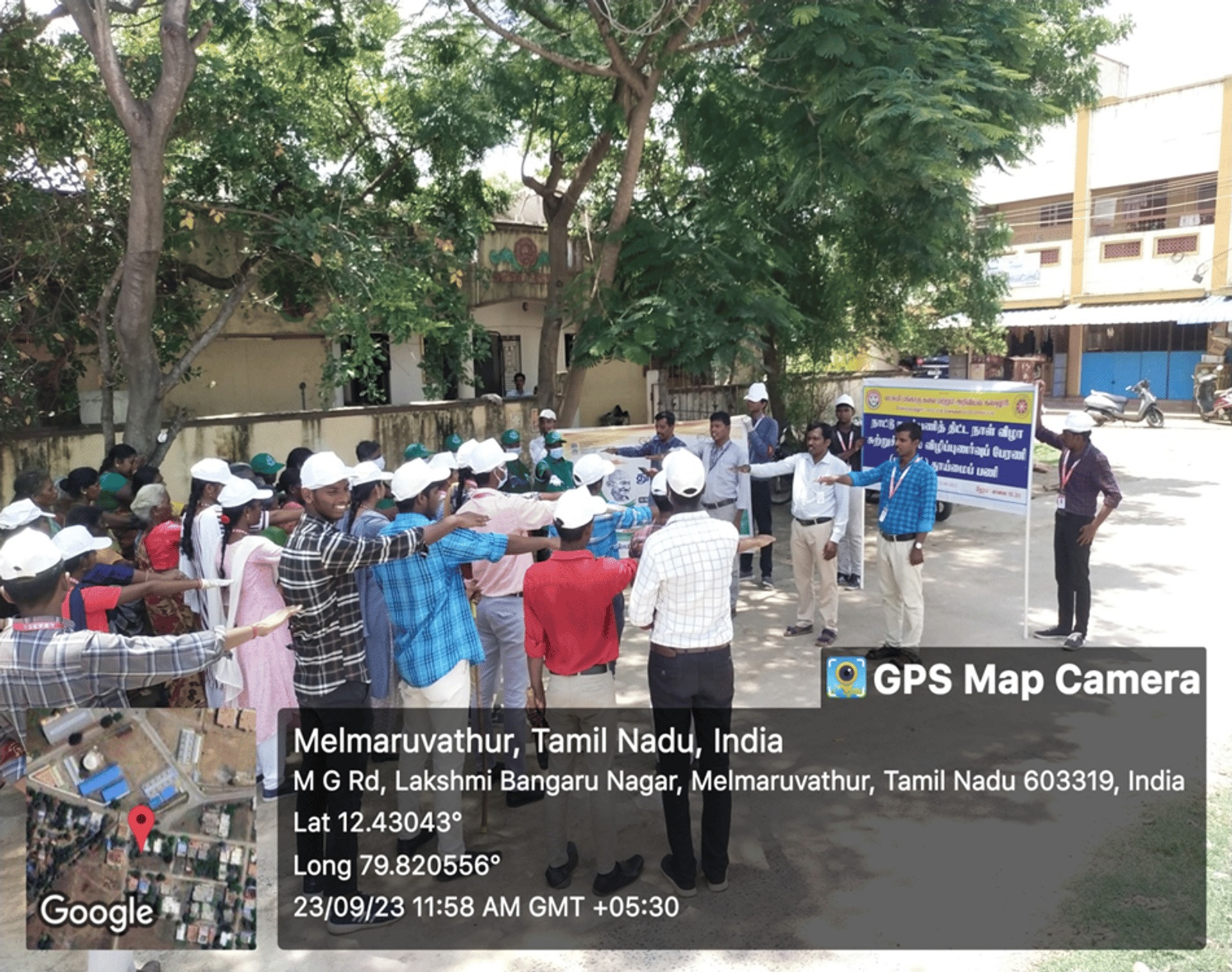 Village Cleanliness Programme - Lakshmi Bangaru Arts & Science College