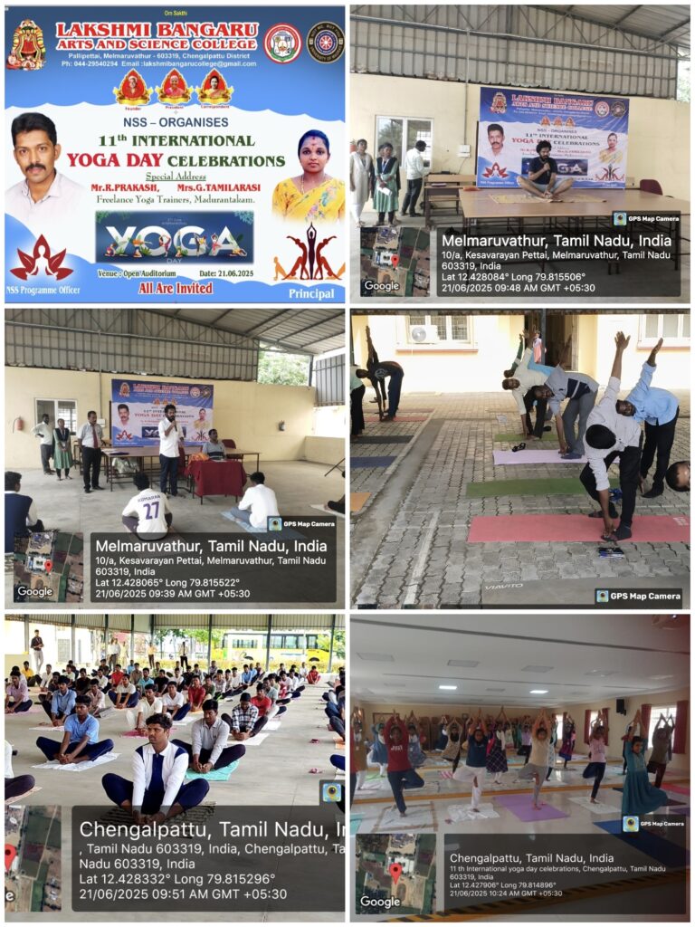 International Yoga Day Celebration 21th June 2025 - Lakshmi Bangaru ...